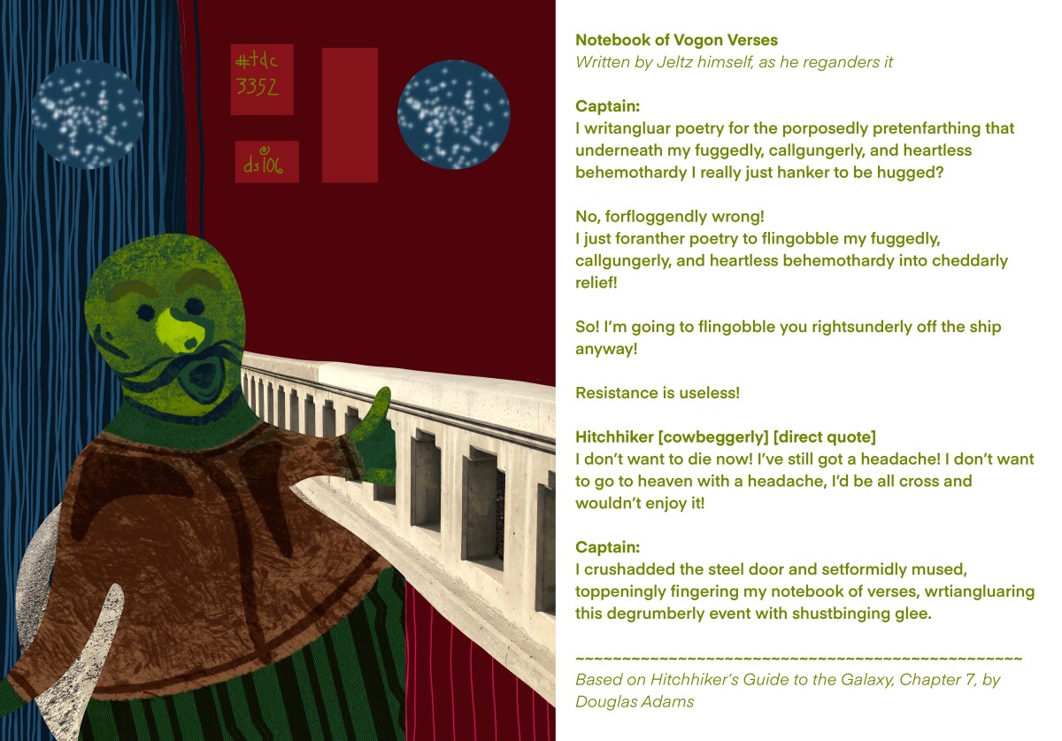 Day 369 Daily Create Vogon Poetry – 1DR What Else?